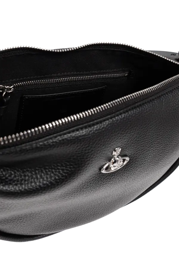 VIVIENNE WESTWOOD Leather Crescent Shoulder Bag
