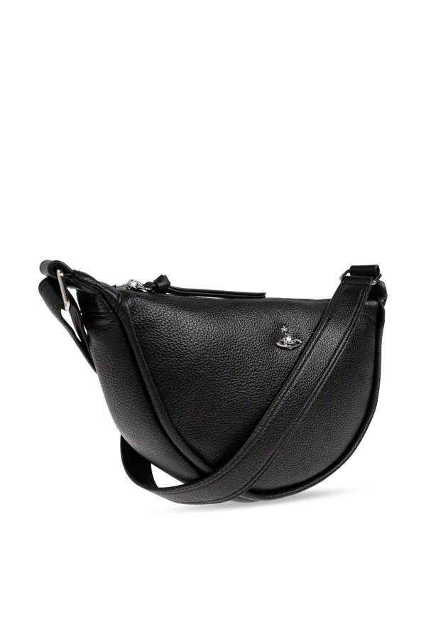 VIVIENNE WESTWOOD Leather Crescent Shoulder Bag