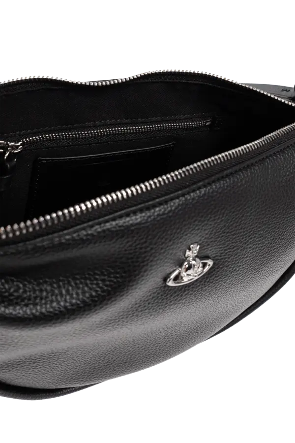 VIVIENNE WESTWOOD Leather Crescent Shoulder Bag