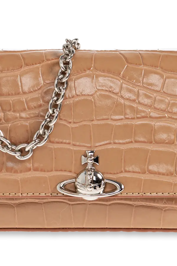 VIVIENNE WESTWOOD Hazel Small Croc Effect Bag