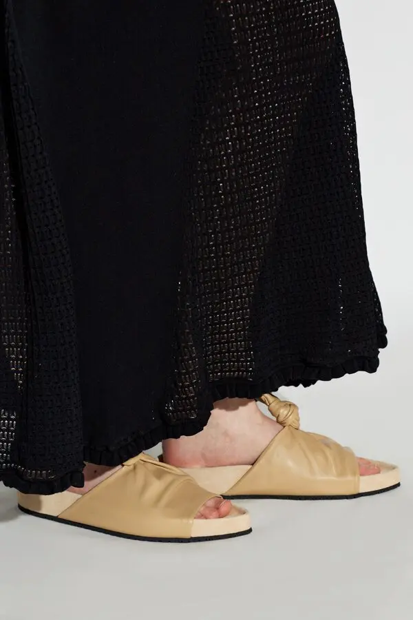 LANVIN Cocoon" Slides - Beige