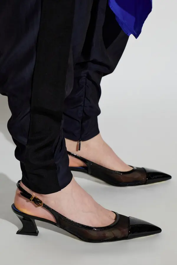 LANVIN Slingback Heeled Shoes - Black