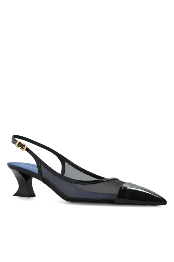 LANVIN Slingback Heeled Shoes - Black