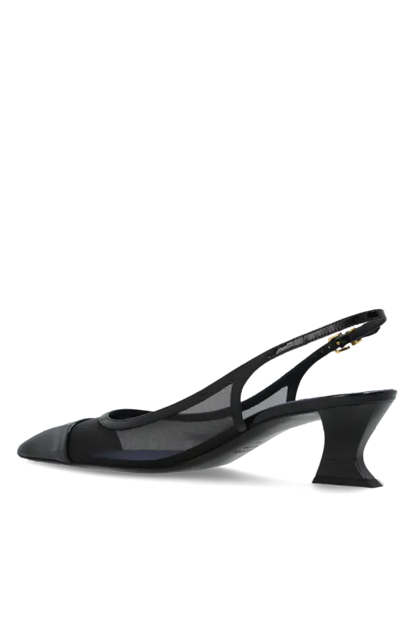 LANVIN Slingback Heeled Shoes - Black