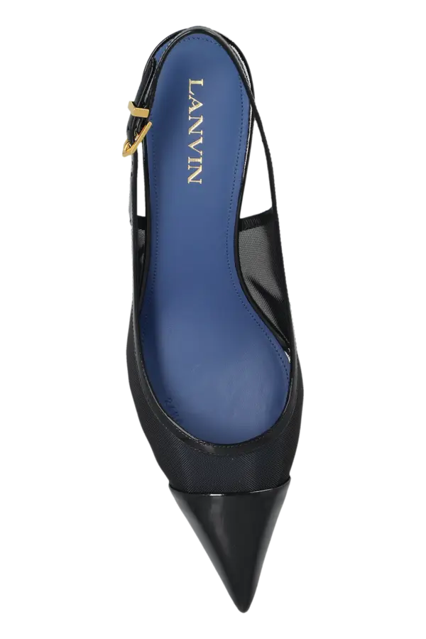LANVIN Slingback Heeled Shoes - Black