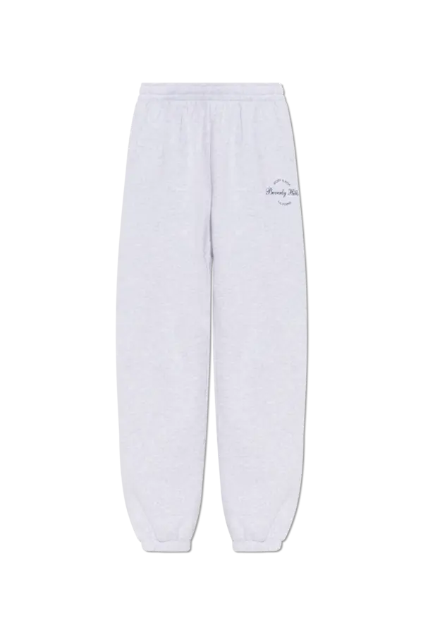 SPORTY & RICH Cotton Sweatpants - Grey