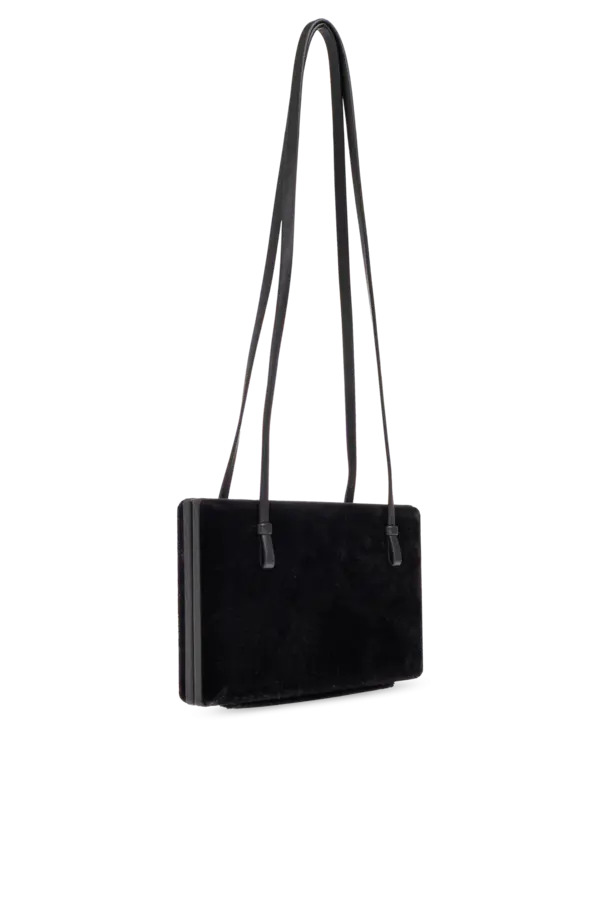TOTEME Cocktail" Velvet Shoulder Bag - Black