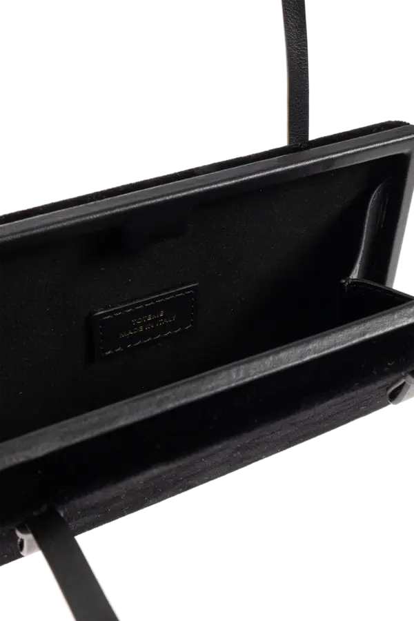 TOTEME Cocktail" Velvet Shoulder Bag - Black
