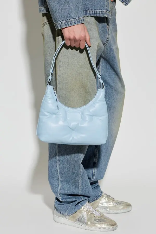 MAISON MARGIELA Glam Slam Hobo Small Bag - Blue