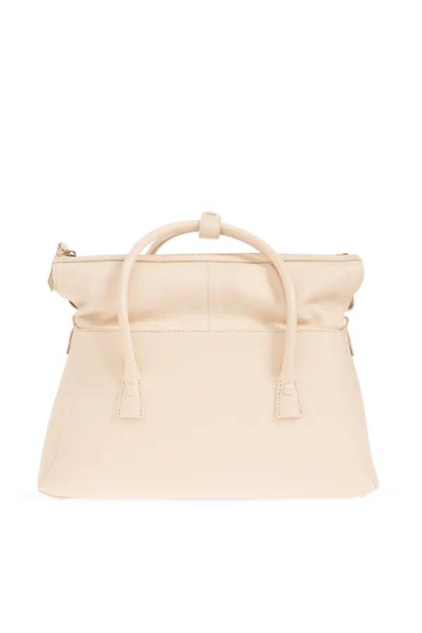 MAISON MARGIELA 5ac East West Medium Bag - Cream