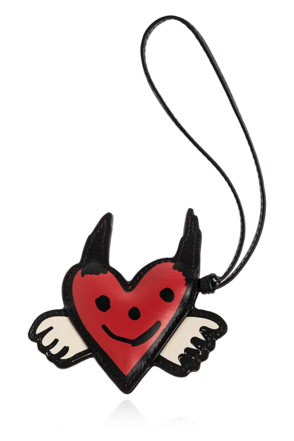 Zadig&Voltaire Leather Keychain - Black