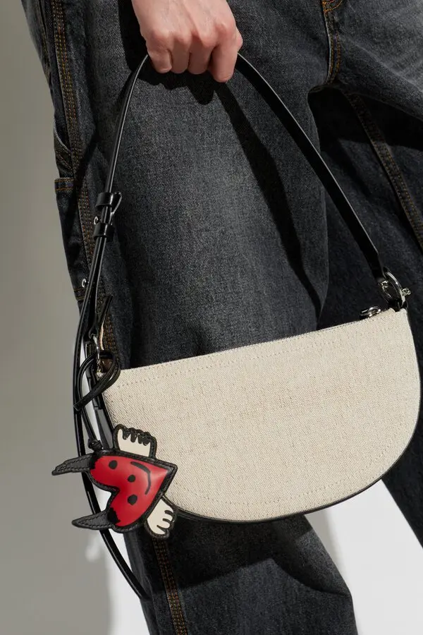 Zadig&Voltaire Leather Keychain - Black