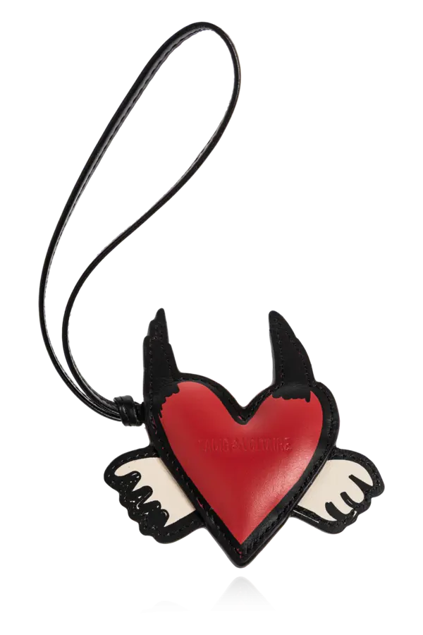 Zadig&Voltaire Leather Keychain - Black