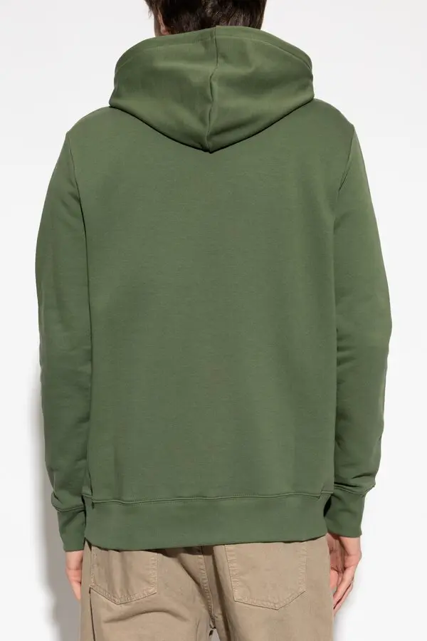 Paul Smith Hooded Sweatshirt With Zebra Motif - Green