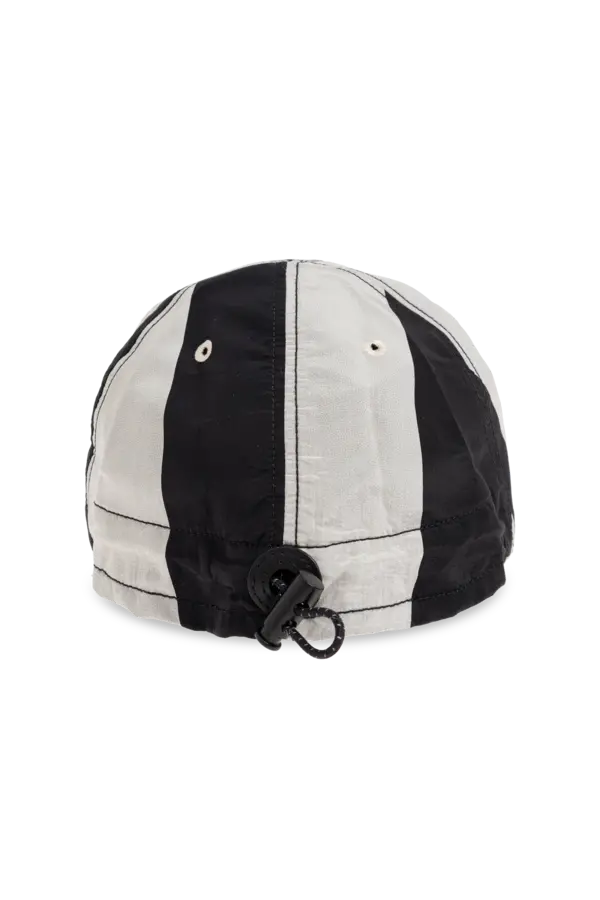 Jacquemus Striped Baseball Cap - Grey