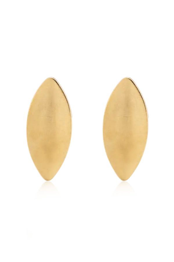Jacquemus Sculptural Two Tone Earrings - Gold