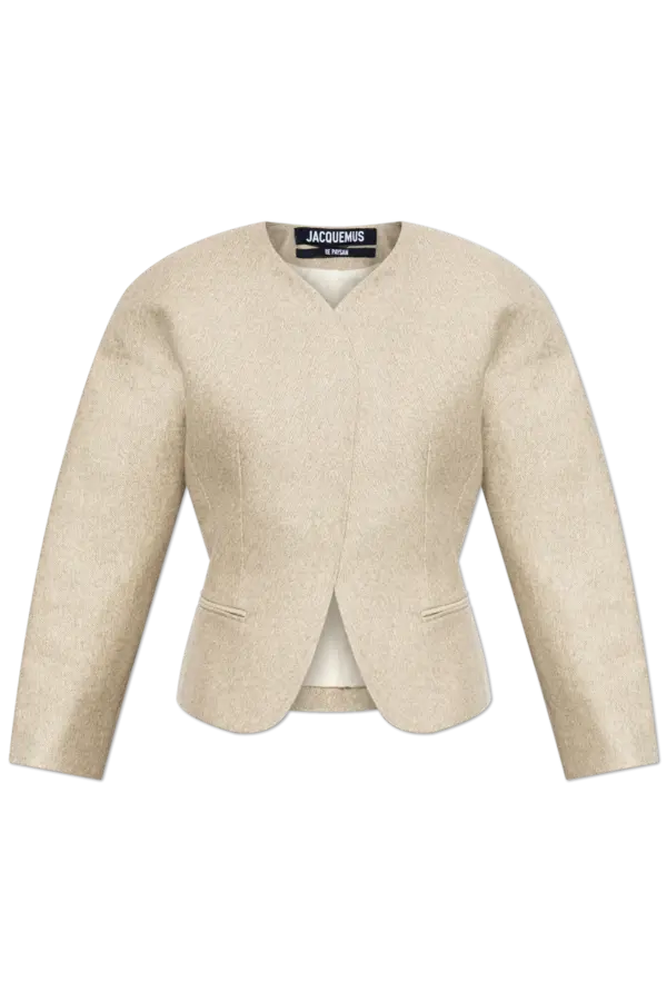 Jacquemus Ovalo" Blazer - Beige