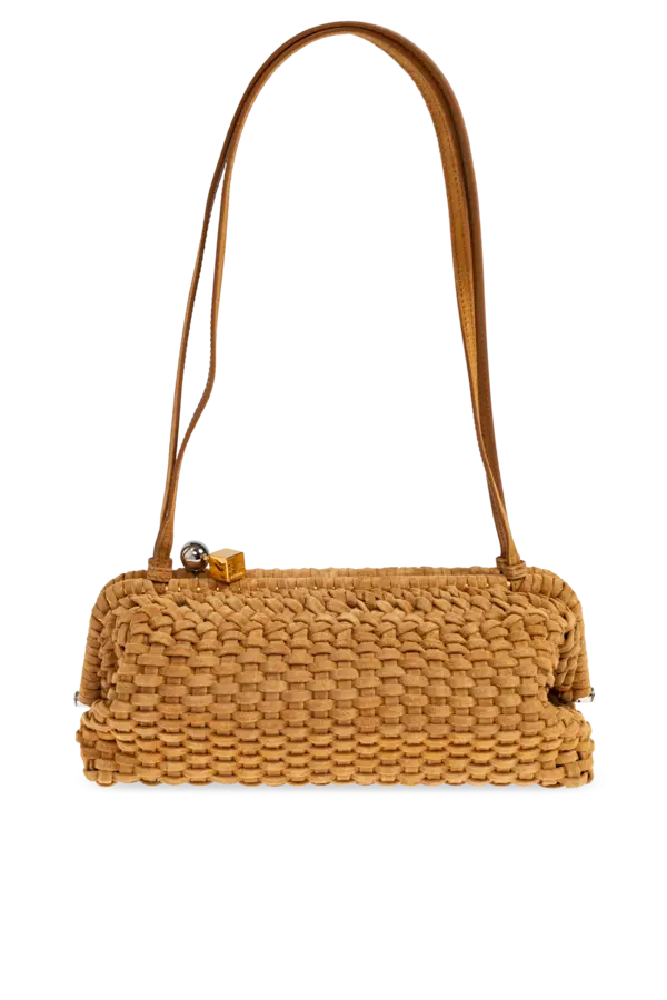 Jacquemus Suede "salon" Shoulder Bag - Brown