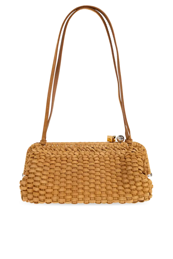 Jacquemus Suede "salon" Shoulder Bag - Brown