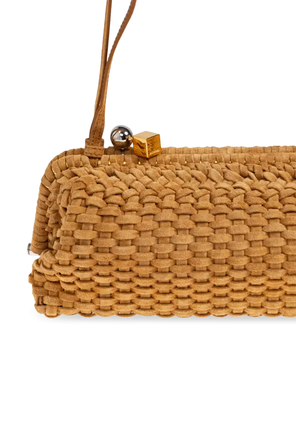 Jacquemus Suede "salon" Shoulder Bag - Brown