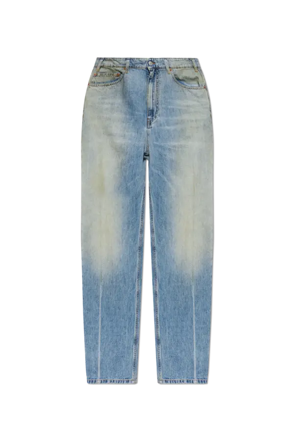 MAISON MARGIELA Vintage Effect Straight Leg Jeans