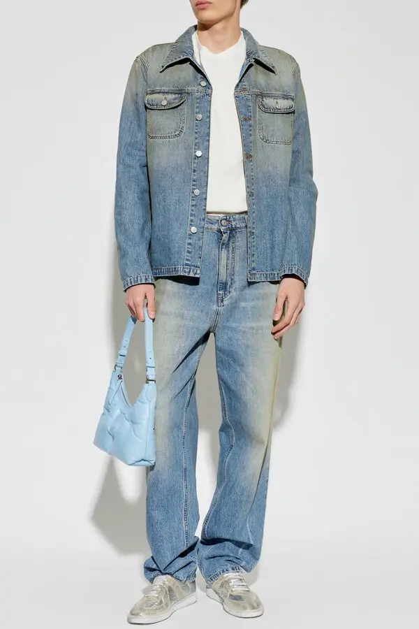 MAISON MARGIELA Vintage Effect Straight Leg Jeans