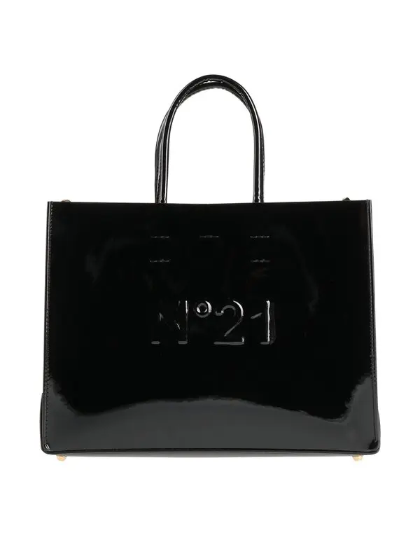 N°21 Glossed Leather Tote Bag
