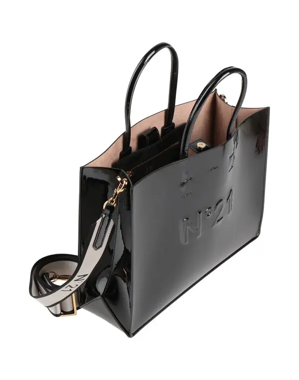 N°21 Glossed Leather Tote Bag