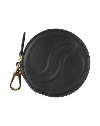 Stella McCartney Coin Purse Textile Fibers - Black