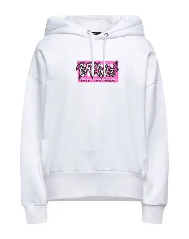 DIESEL® Embroidered Logo Cotton Blend Hoodie - White