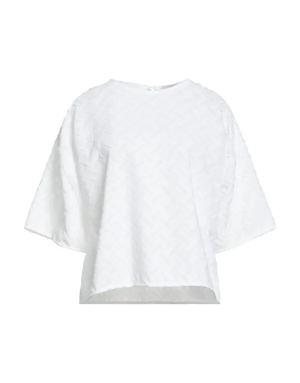 Alpha Studio Short Sleeve Top - White