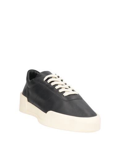 Fear Of God Leather Low-top Sneakers - Black