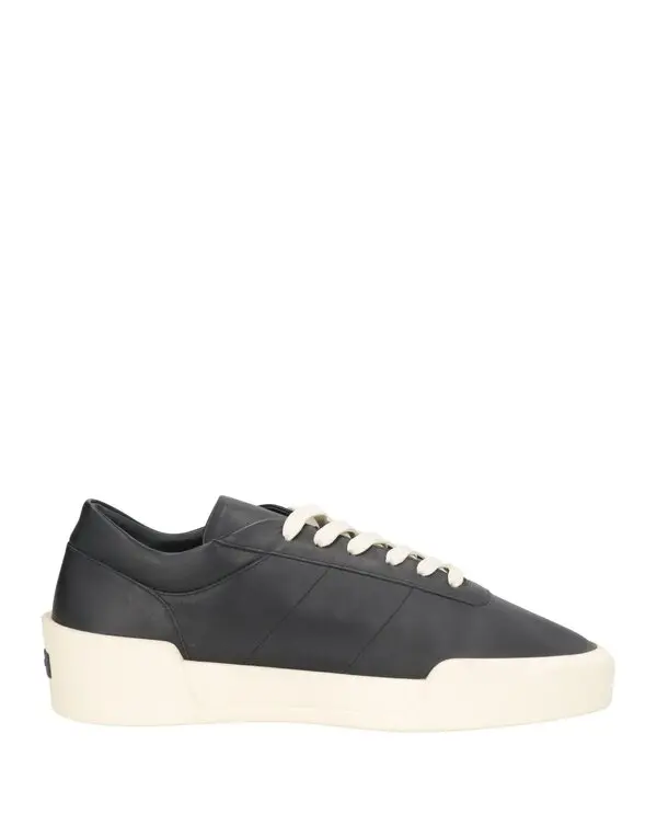 Fear Of God Leather Low-top Sneakers - Black