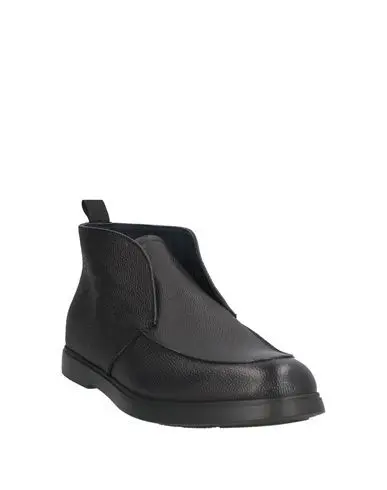 BALDININI Ankle Boots In Leather - Black