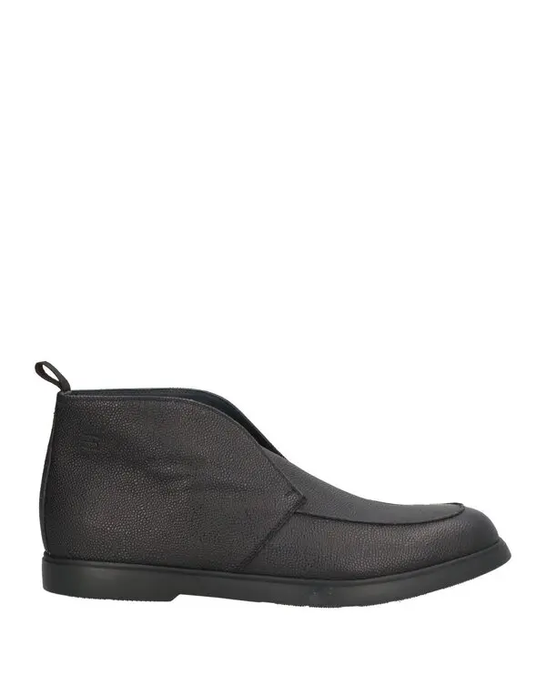 BALDININI Ankle Boots In Leather - Black
