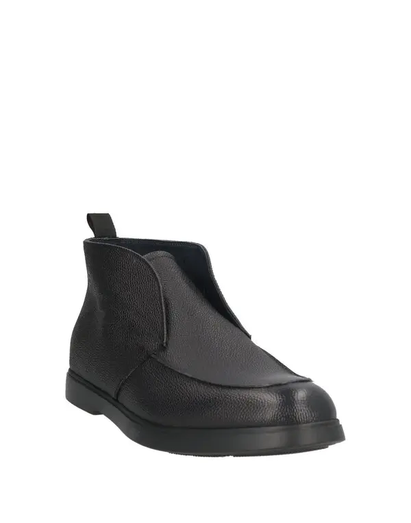BALDININI Ankle Boots In Leather - Black