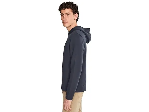 Vince Double Face Pull Over Hoodie - Blue