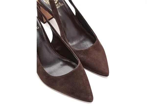 Vince Camuto Hamden Buckle Slingback Pumps - Brown