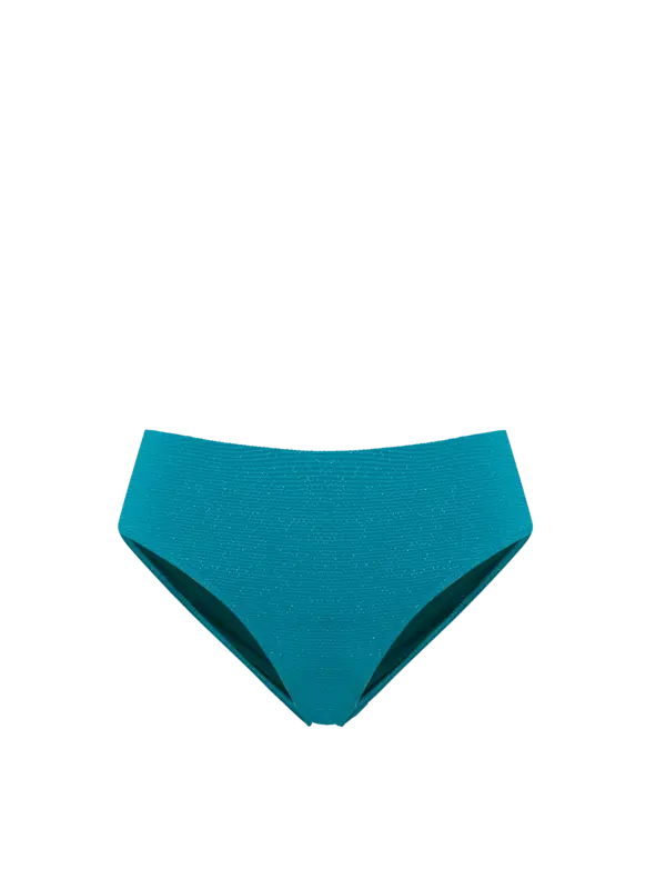 CHANGE OF SCENERY Classic Midrise Bikini Bottom - Green/blue