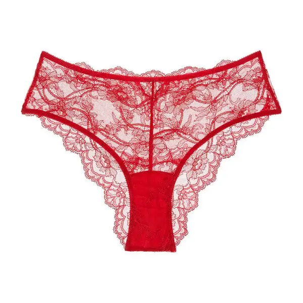 JOURNELLE Anais High Waist Brief Scarlet - Red