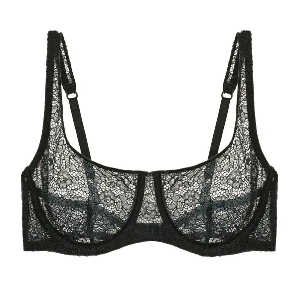 JOURNELLE Alix Demi Scoop Bra Noir - Black