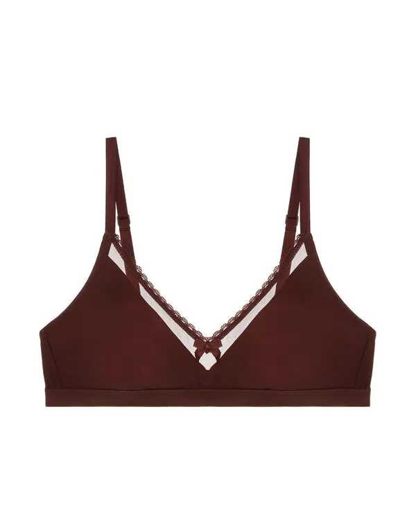 JOURNELLE Victoire Bralette Chocolat - Brown