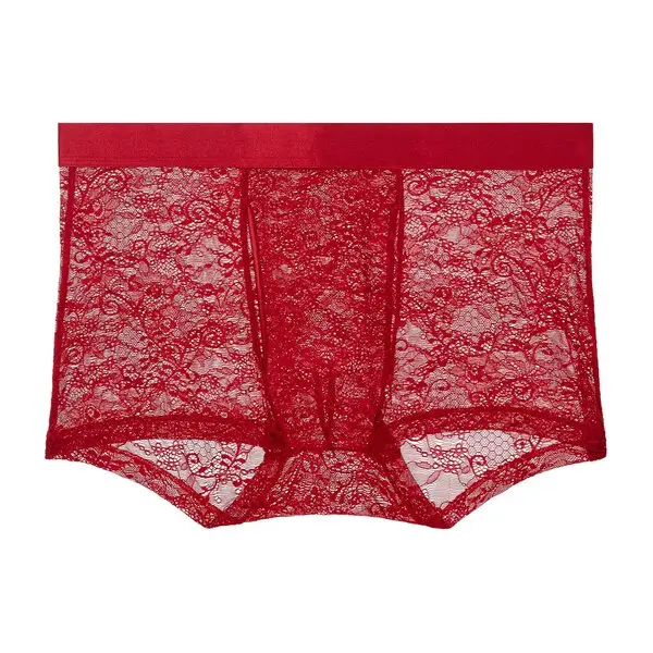 JOURNELLE Sapna Boxer Brief Claret - Red