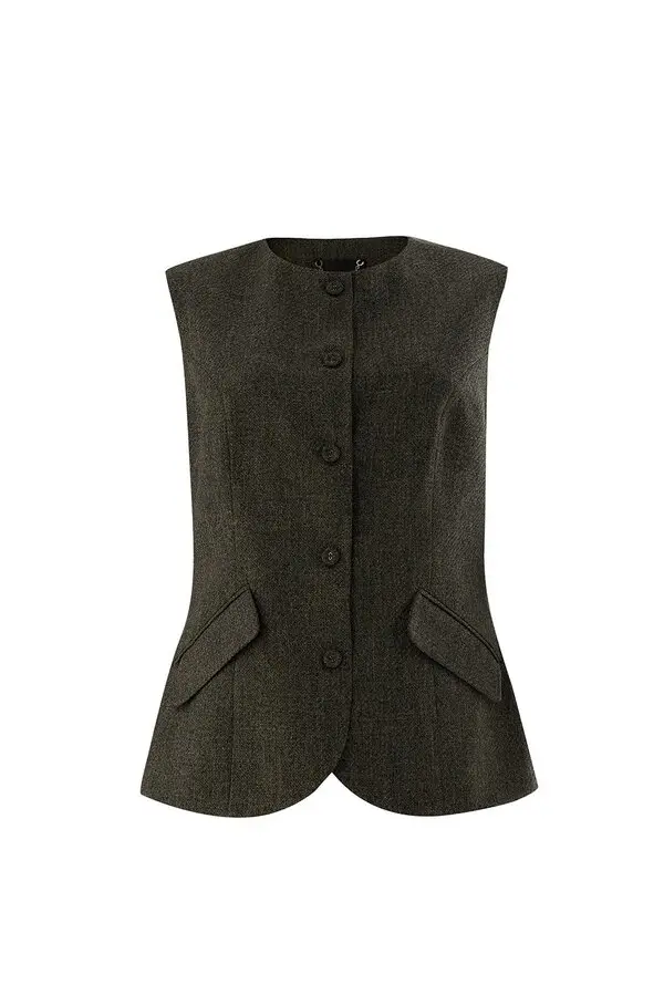 EXQUISE Royal Sleeveless Vest