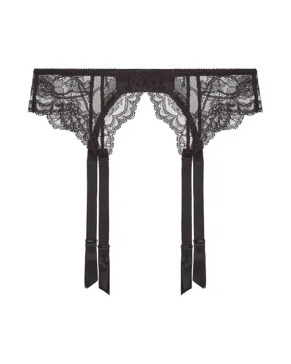 JOURNELLE Anais Suspender Belt Noir - Black