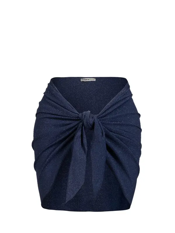 CHANGE OF SCENERY Liv Metallic Sarong - Blue