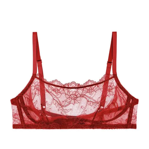 JOURNELLE Anais Bralette Scarlet - Red