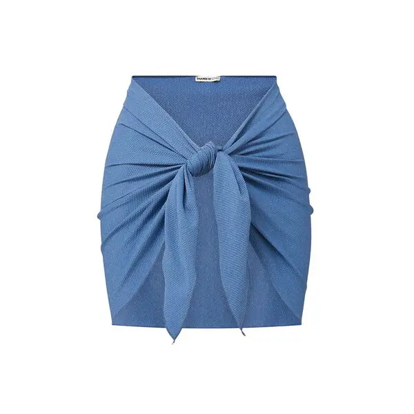 CHANGE OF SCENERY Liv Sarong Metallic Pique - Blue