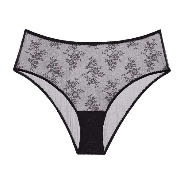 JOURNELLE Romy High Waist Brief Noir - Black