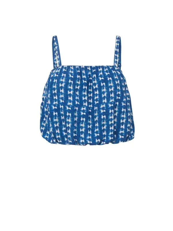 CHANGE OF SCENERY Dani Top In Denim Tides